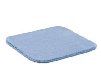 G&ouml;zze Premium Rutschfester Badteppich, RIO, 100% Microfaser, 50 x 45 cm - Blau