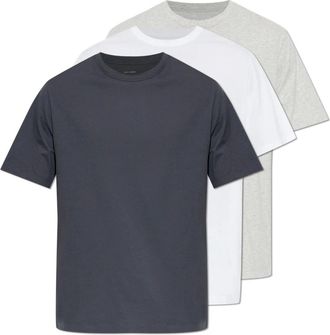 Officine G&eacute;n&eacute;rale Homme, Tops, Multicolore, Taille: M Cneck T-Shirt Three-Pack