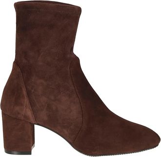 Stuart Weitzman Stiefel - Yuliana 60 Ankle Boots Brown - Gr. 38,5 (EU) - in Braun - für Damen