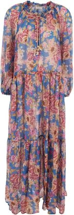 Anjuna Femme, Robes, Multicolore, Taille: 38 FR Longue Robe Kaftan
