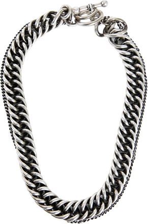 Ann Demeulemeester Vita macro chain necklace