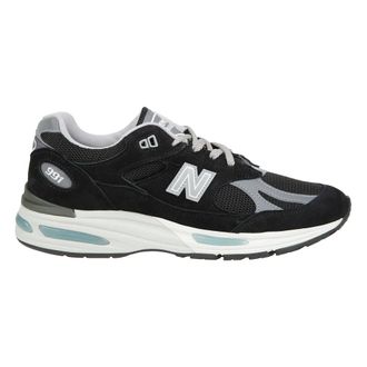 New Balance Homme, Chaussures, Multicolore, Taille: 46 1/2 EU Baskets en cuir et synth&eacute;tique &agrave; lacets sur le devant