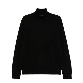 Michael Kors Merino-Rollkragenpullover - - Knitwear - Herren - Schwarzk - L