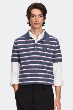 Canada Goose Beckley Poloshirt mit Tonal Disc und Streifen