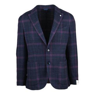 L.B.M. 1911 L.b.m. 1911, Homme, Vestes, Violet, Taille: L Giacca Stondata