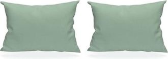 Soleil d'Ocre Soleil dOcre Kissenbezug, Baumwolle, Gr&uuml;n, 50 x 70 cm (Packung mit 2)