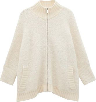 someday Damen Strickjacke | Oversize Strickjacke TOUCLEE Detail mit Wolle Soft Cream, 0