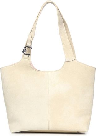 Coccinelle Femme, Sacs, Beige, Taille: ONE Size C-Easy Suede Hobo Bag