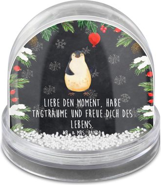 Mr. & Mrs. Panda Schneekugel Pinguin Luftballon - Geschenk, Beste Freundin, Weihnachts, Dekokugel, Motivation, Weihnachtskugel, Gl&uuml;ck, Liebe, Weihnachten