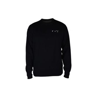 Off-white Rundhals-Pullover - - Knitwear - Herren - Schwarzk - M