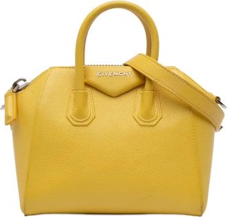Givenchy mini sac à bandoulière Sugar Goatskin Antigona (2017) - Jaune