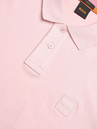 HUGO BOSS Mens Polo Shirt Stretch Cotton Pink T-shirts And Polos