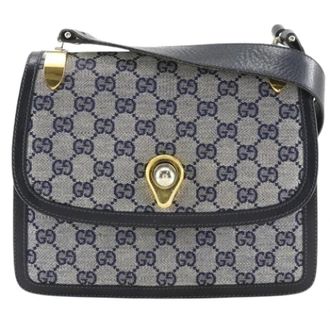 Gucci Pre-owned Vintage Schultertasche - - Pre-owned - Damen - Blau - ONE SIZE