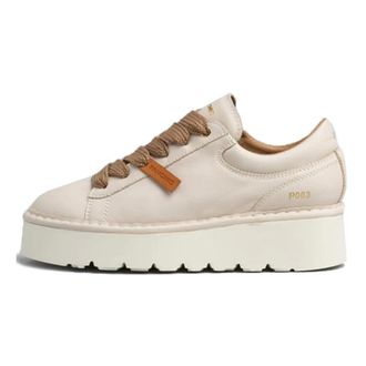 Panchic Femme, Chaussures, Beige, Taille: 41 EU P01 Lace-Up Shoe