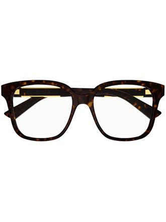 Gucci lunettes de vue GG1192O - Marron