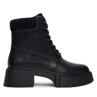 Coach Schn&uuml;rschuhe Coach Leah Platform CCH88 Schwarz