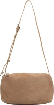 Estro & Luminara Femme, Sacs, Beige, Taille: ONE Size Sac bandouli&egrave;re en velours