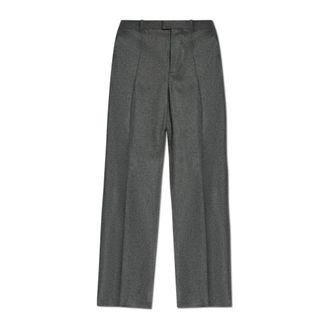 Bottega Veneta Homme, Pantalons, Gris, Taille: L Pantalon en laine froiss&eacute;e
