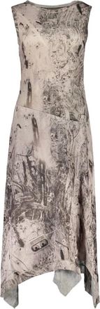 Desigual Femme, Robes, Gris, Taille: 42 FR Vest Catty