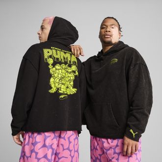 Puma x TMNT Basketball-Hoodie Herren, Kleidung, Schwarz, S