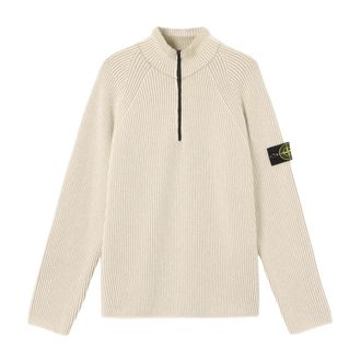Stone Island Herren, Strickwaren, Beige, SGr&ouml;&szlig;e