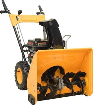 vidaXL Schneefr&auml;se 6,5 PS Gelb und Schwarz vidaXL