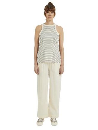 Vertbaudet Pantalon de Grossesse Droit en Gaze de Coton Sable 38