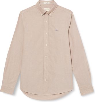 GANT Herren Slim Oxford Shirt Hemd, WARM Khaki, XL
