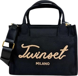 Twinset Femme, Sacs, Noir, Taille: ONE Size Signature Tote Medium