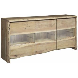Massivmoebel24 Sideboard Akazie 191x45x96 natur lackiert pure acacia 708
