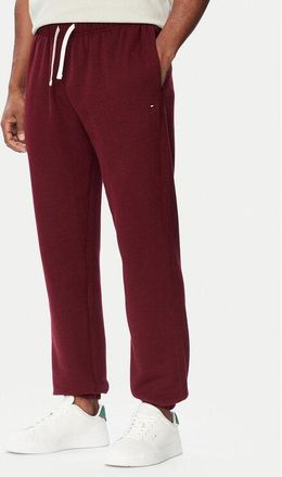 Tommy Hilfiger Jogginghose Essential MW0MW37231 Dunkelrot Regular Fit