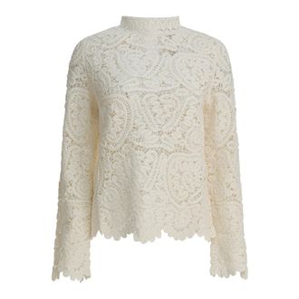 Loulou Studio Damen, Blusen & Hemden, Weiß, MGröße