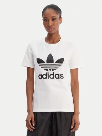 adidas T-Shirt adicolor Classics Trefoil GN2899 Wei&szlig; Regular Fit