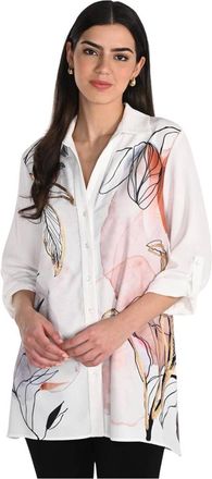 Frank Lyman Design Femme, Blouses et Chemises, Blanc, Taille: 44 FR Chemises