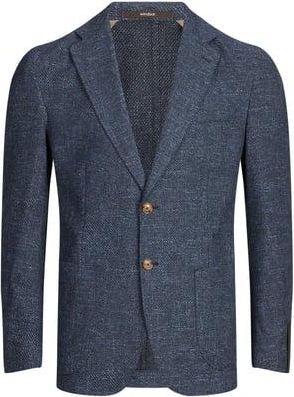 Windsor Blazer en coton m&eacute;lang&eacute;