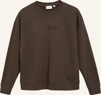 Comma Comma Sweatshirt braun