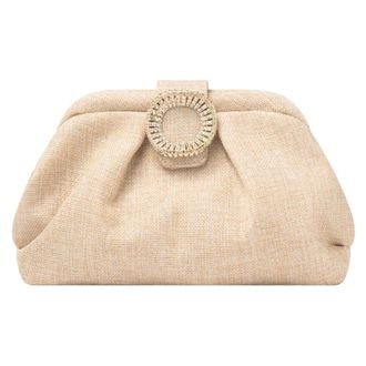 twentyfour Femme, Sacs, Beige, Taille: ONE Size Siria Clutch