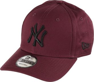 New Era New York Yankees MLB Rear Logo Maroon/Black 9Forty Adjustable Cap - One-Size