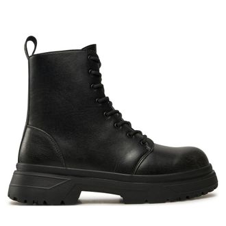 Guess Schn&uuml;rstiefeletten Guess Palermo Boot FMFPAL ELE11 Schwarz