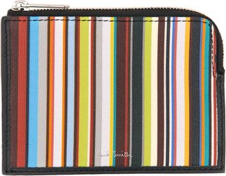 Paul Smith Homme, Accessoires, Multicolore, Taille: ONE Size Signature Stripe Zipper Wallet