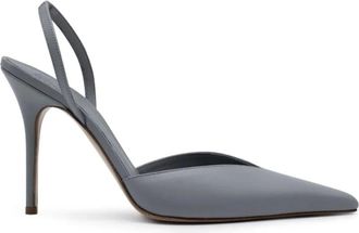 Gia Borghini Femme, Chaussures, Gris, Taille: 39 EU Chaussures Slingback Gris Rose