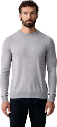 Trussardi Pull en maille &agrave; col rond - Homme - Pulls - Gris - Taille: XL