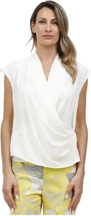 Corte dei Gonzaga Haut - Femme - Blouses et Chemises - Beige - Taille: 46 FR