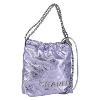 Chanel Sac Seau Pre-owned - Femme - Pre-owned - Violet - Taille: ONE Size