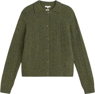 Yerse Yerse - Sandy45 Cardigan - Femme - Pulls - Vert - Taille: 36 FR