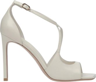 Estro & Luminara Femme, Chaussures, Beige, Taille: 39 EU Sandales &agrave; talons aiguilles avec fixation d&eacute;corative