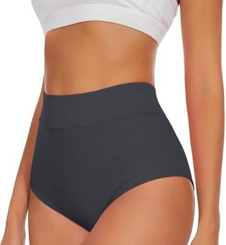 Generic Short de yoga Scrunch Booty pour femme - Dos en V - Taille haute - Pantalon de yoga Diva 4,6, gris fonc&eacute;, 3XL