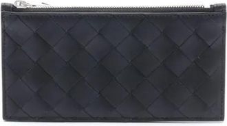 Bottega Veneta Portemonnaies - Intrecciato Coin Purse - Gr. unisize - in Schwarz - f&uuml;r Damen