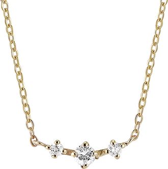 Edenly Halskette Frische - Tara - Gelbgold, 18 Karat, mit Diamanten