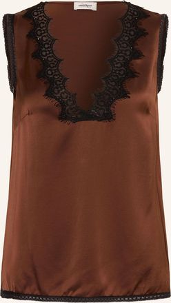 ottod'Ame Ottodame Satintop Mit Spitze braun
